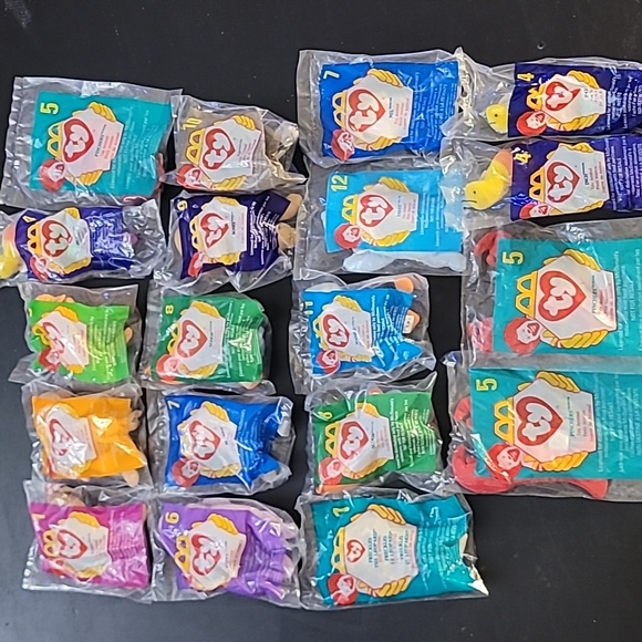 Ty | Toys | Vintage Ty Mcdonalds Beanie Babies Lot Of 9 | Poshmark